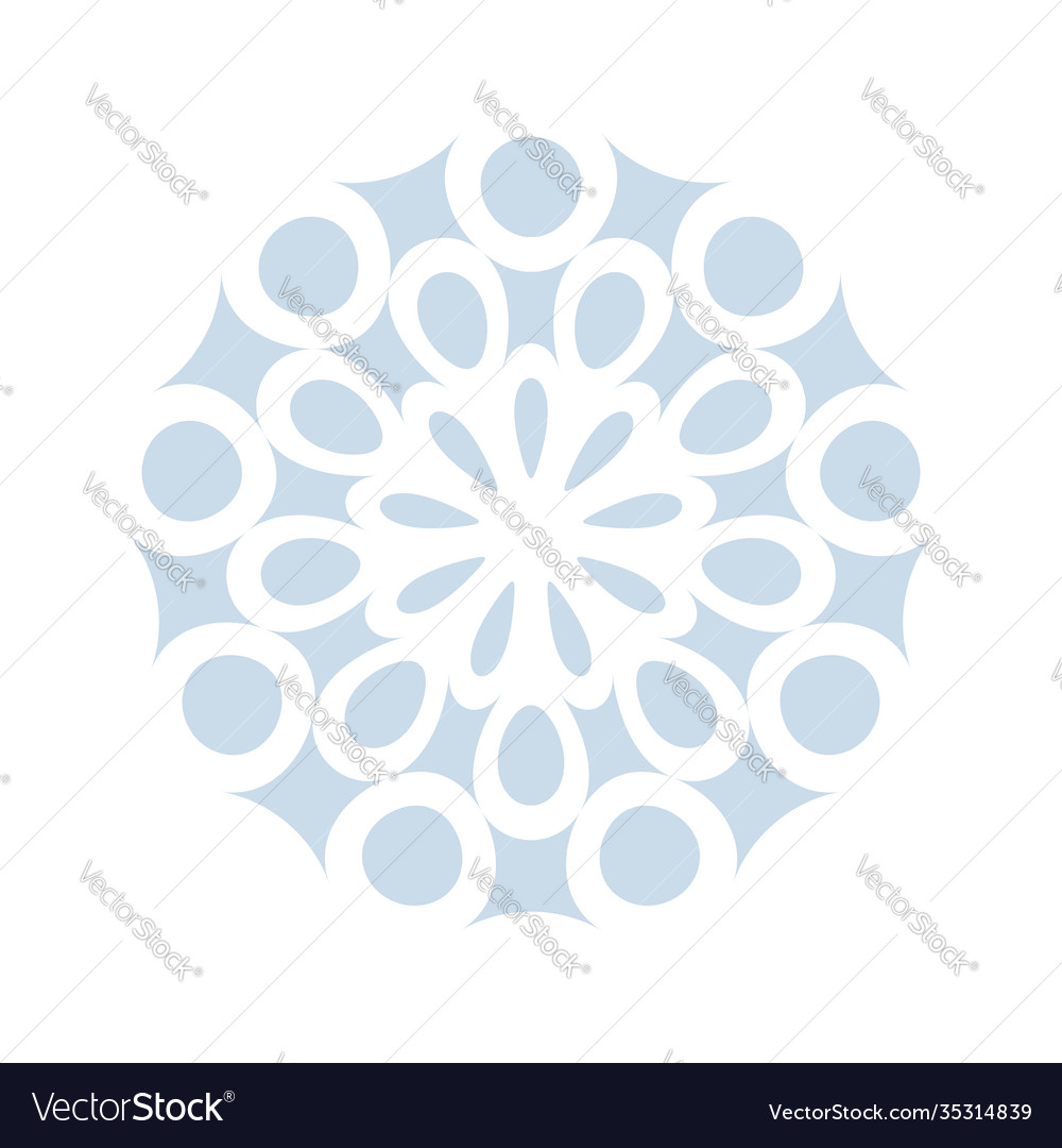 Decorative circle pattern Royalty Free Vector Image