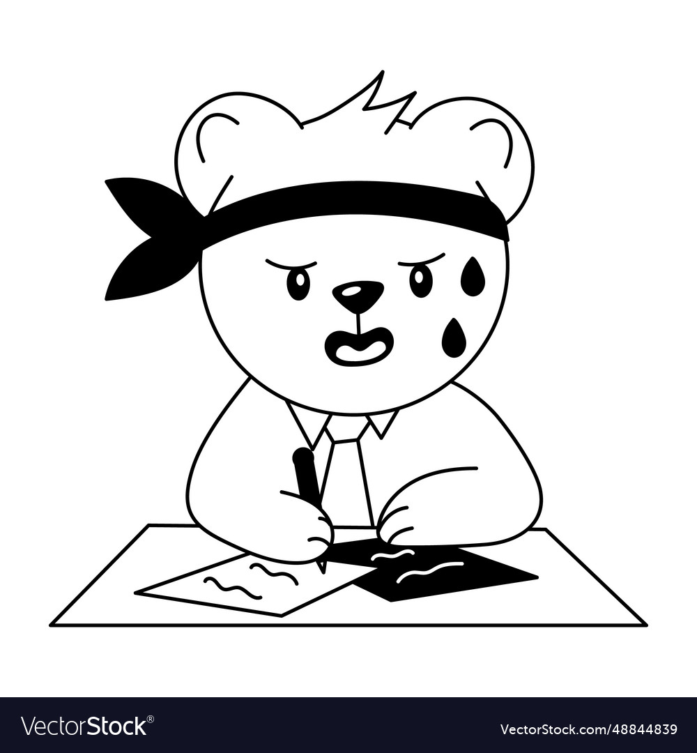 Study hard Royalty Free Vector Image - VectorStock