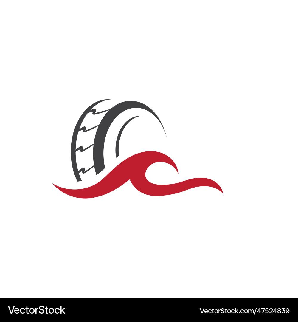 Tire logo and symbol template stock image Vector Image