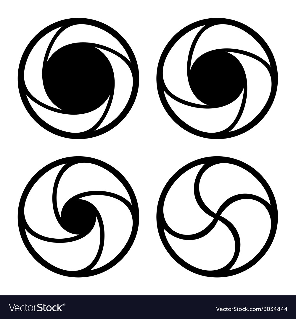 Camera Shutter Royalty Free Vector Image - VectorStock