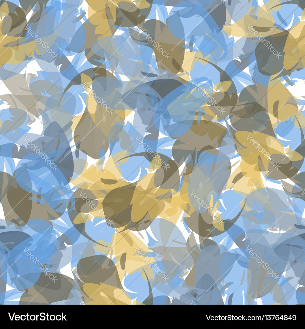 Abstract seamless pattern of paint strokes Vector Image