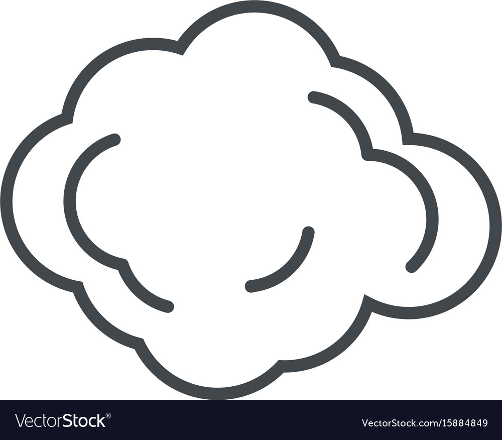 Cloud computing symbol Royalty Free Vector Image