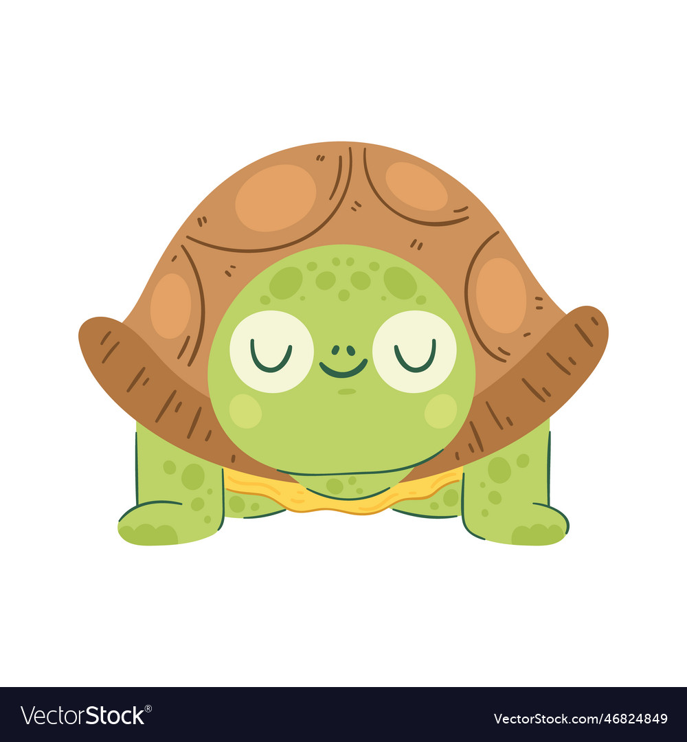 Happy turtle design Royalty Free Vector Image - VectorStock