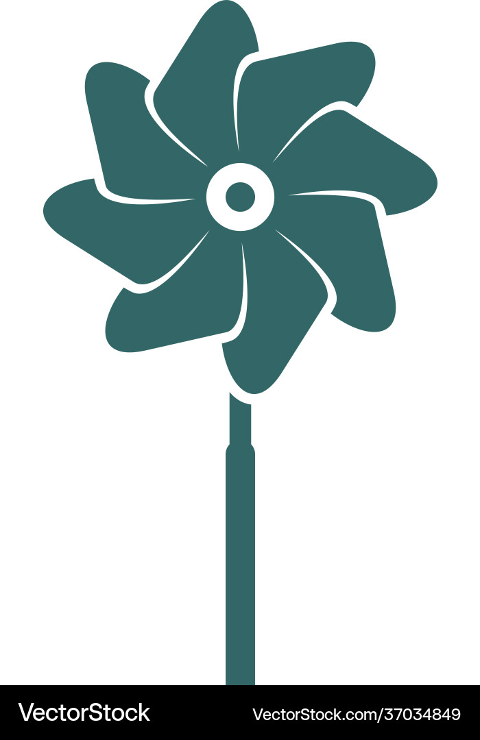 Windmill logo design creative Royalty Free Vector Image