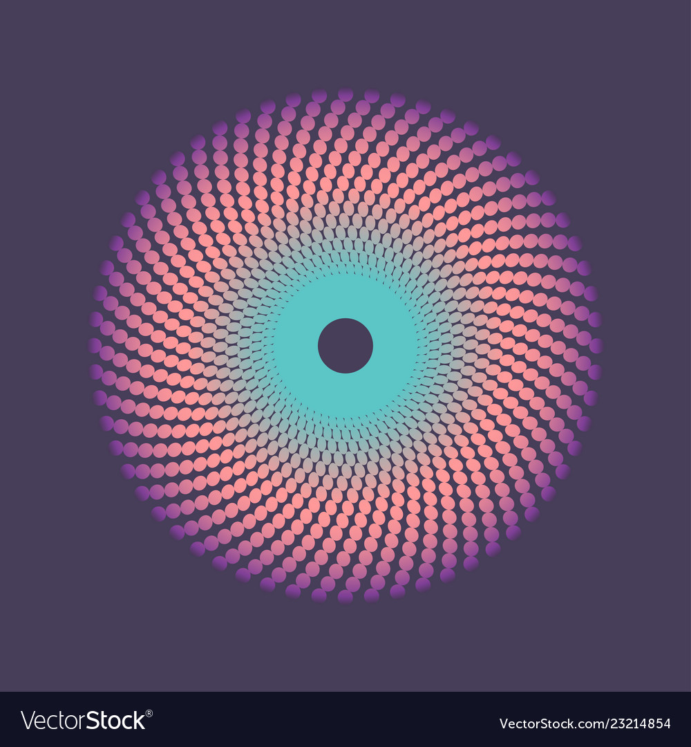 Halftone dots forms Royalty Free Vector Image - VectorStock