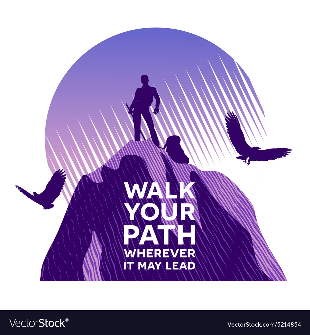 Hiking Royalty Free Vector Image - VectorStock Hiking Royalty Free Vector Image - VectorStock