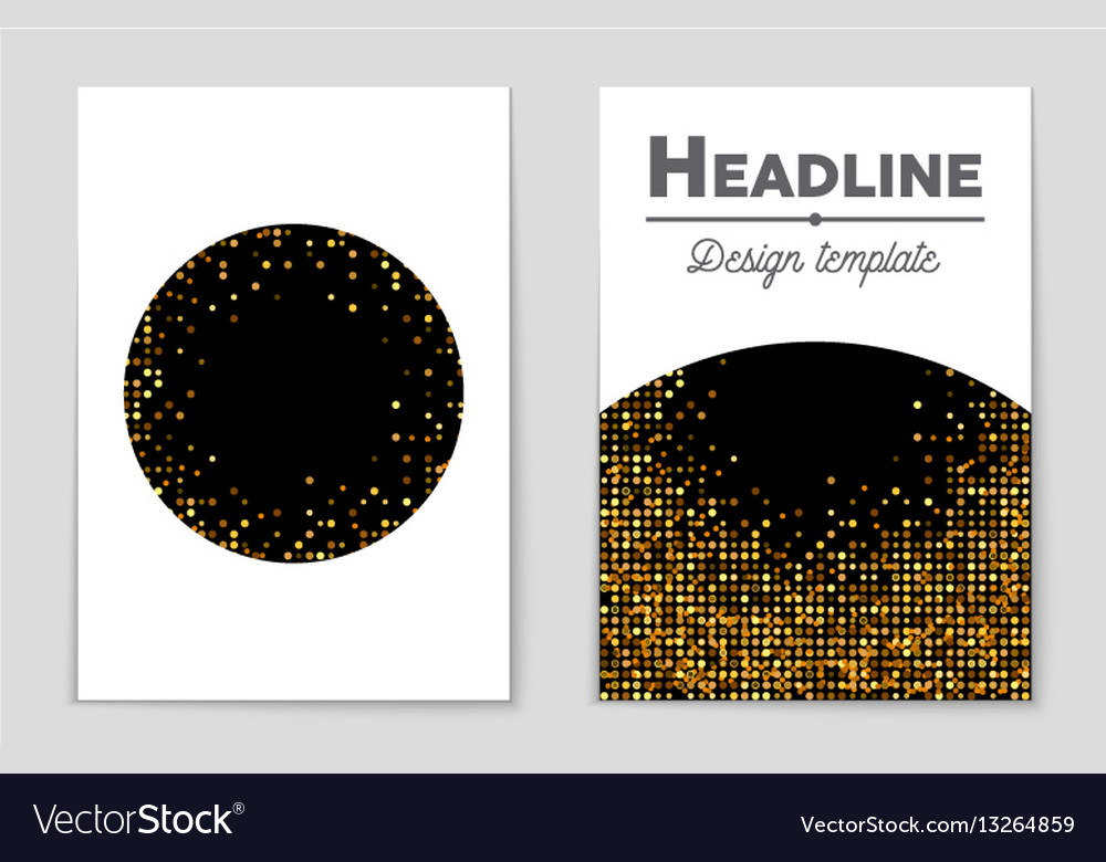 Abstract layout background set for art Royalty Free Vector