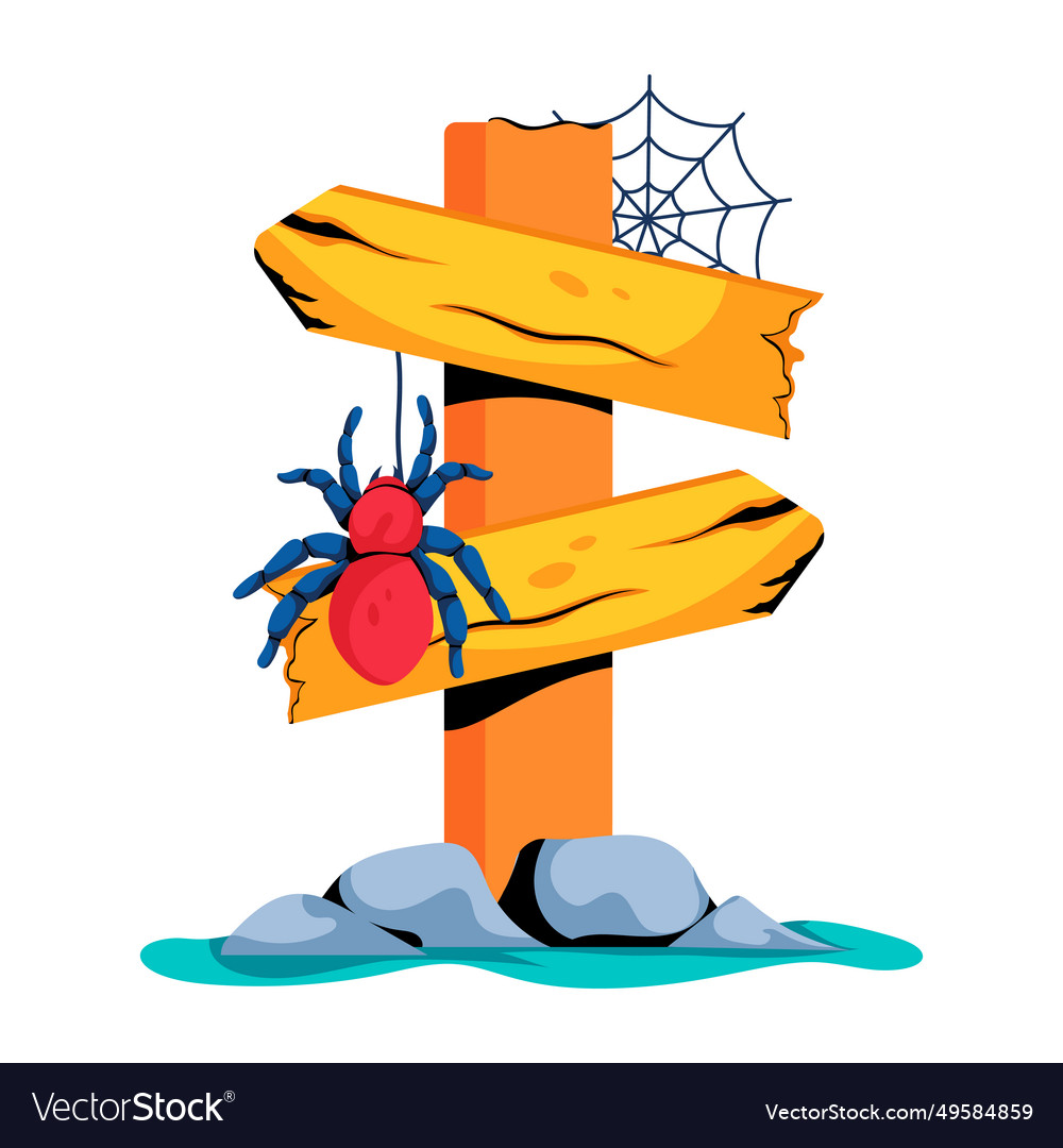 Halloween board Royalty Free Vector Image - VectorStock
