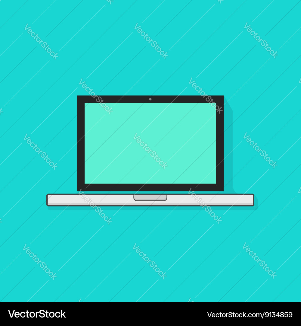 Laptop icon isolated Royalty Free Vector Image