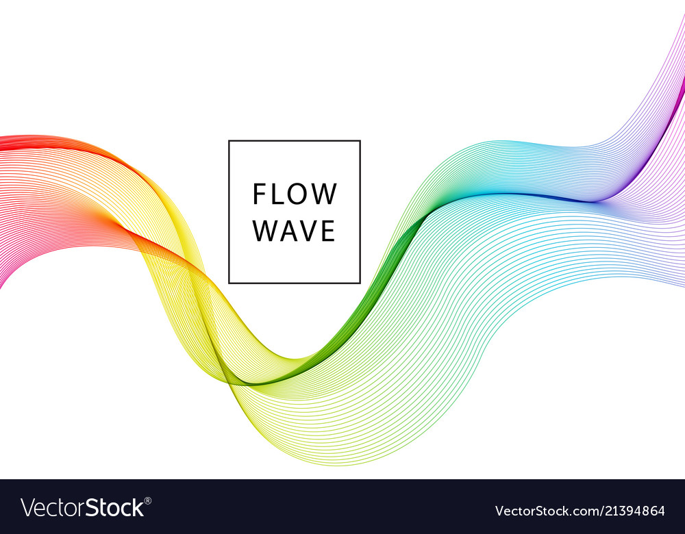 Abstract background spectrum wave Royalty Free Vector Image