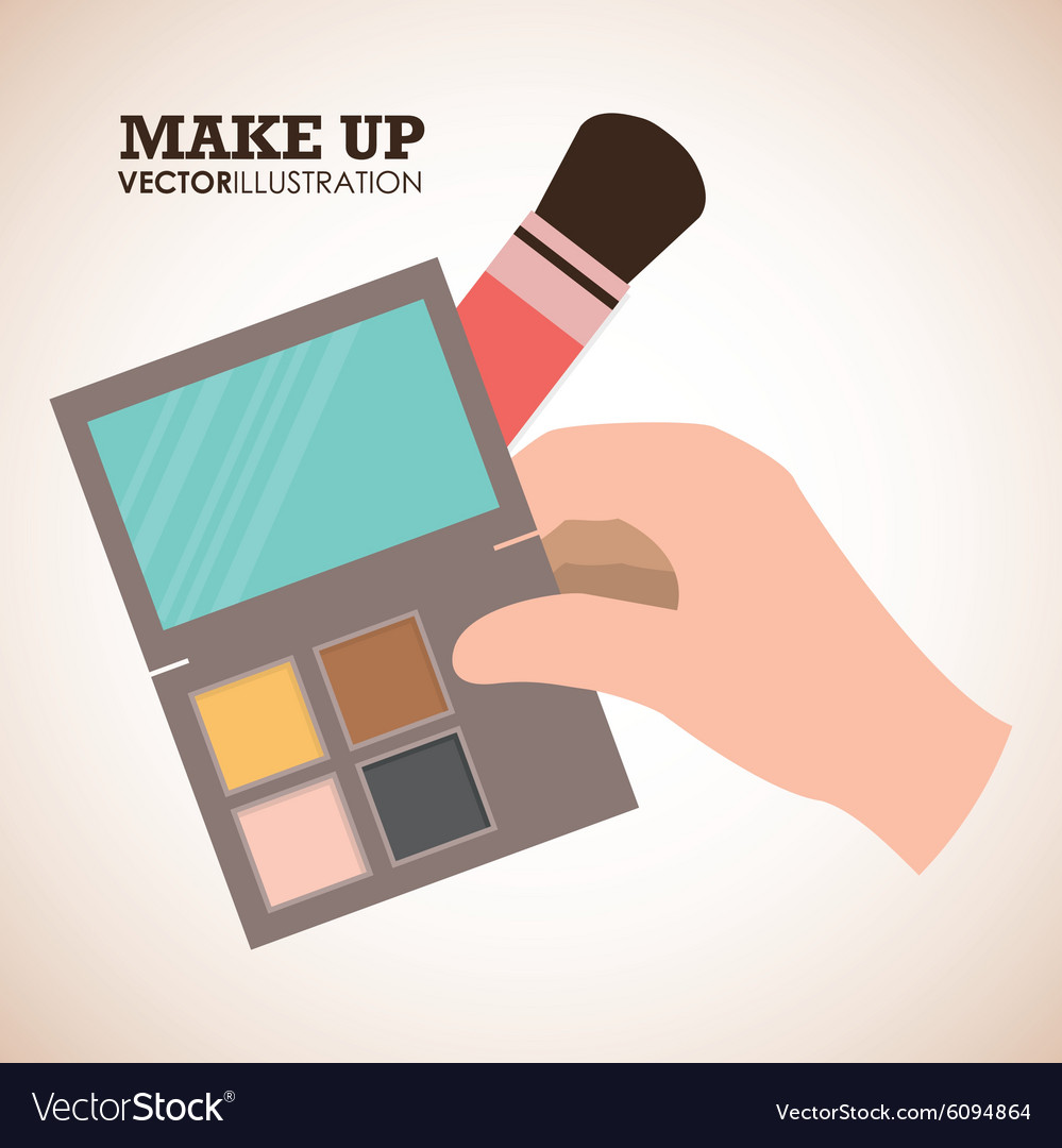 Make up design Royalty Free Vector Image - VectorStock