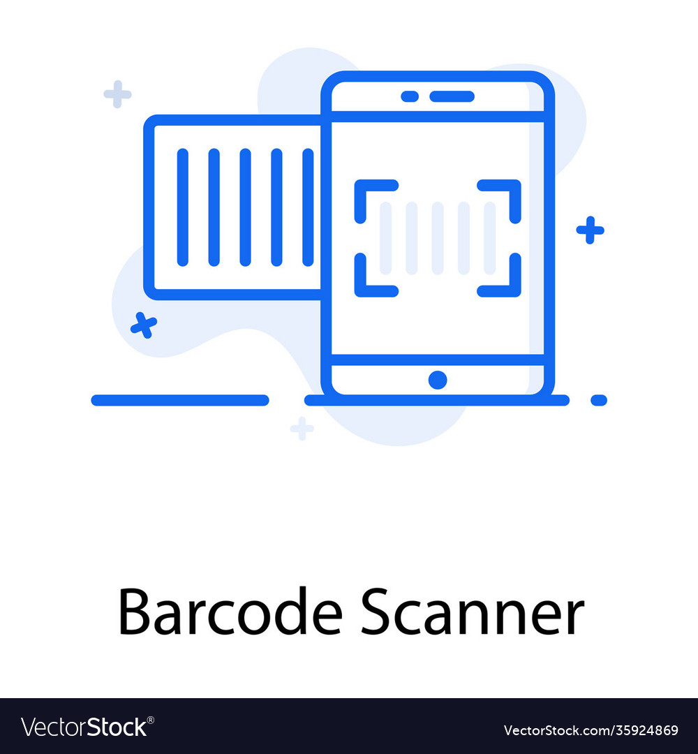 Barcode scanner Royalty Free Vector Image - VectorStock