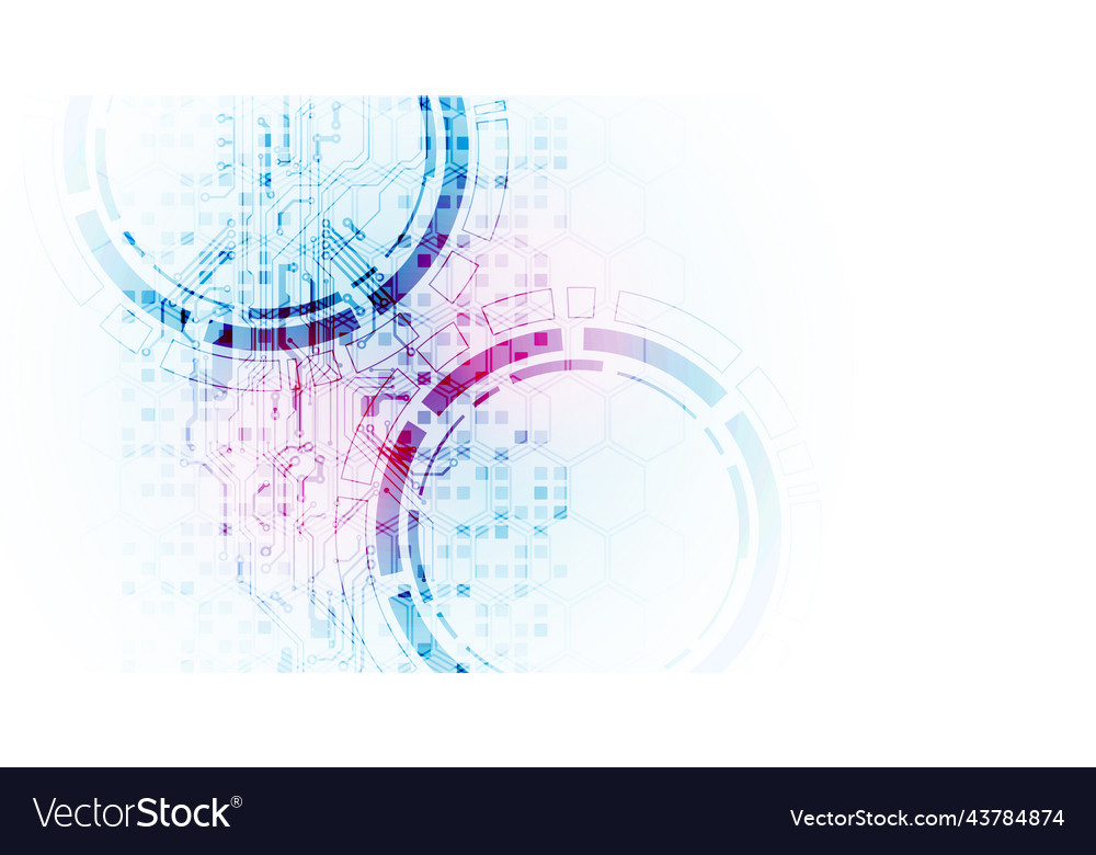 Abstract Technology Background Communication Vector Image