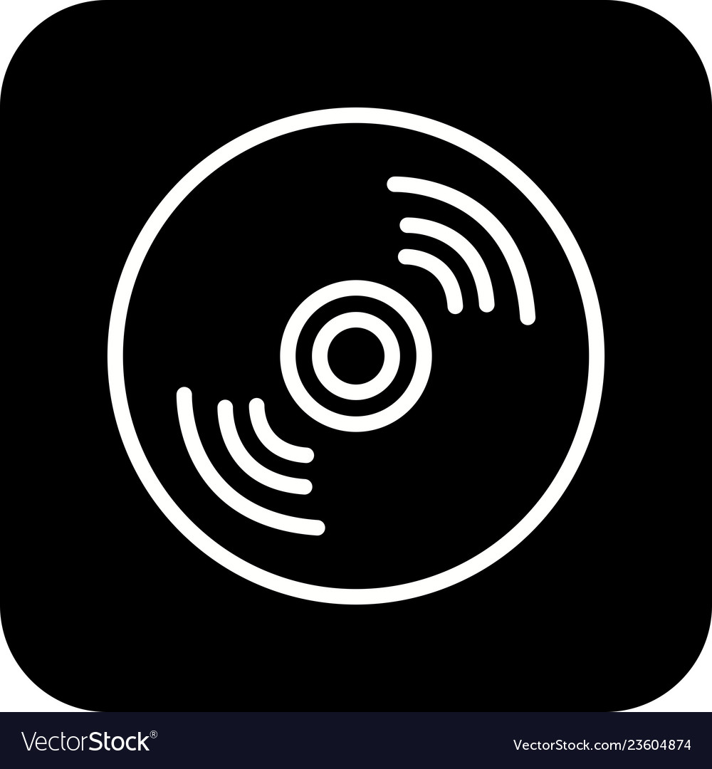 Compact disk icon Royalty Free Vector Image - VectorStock