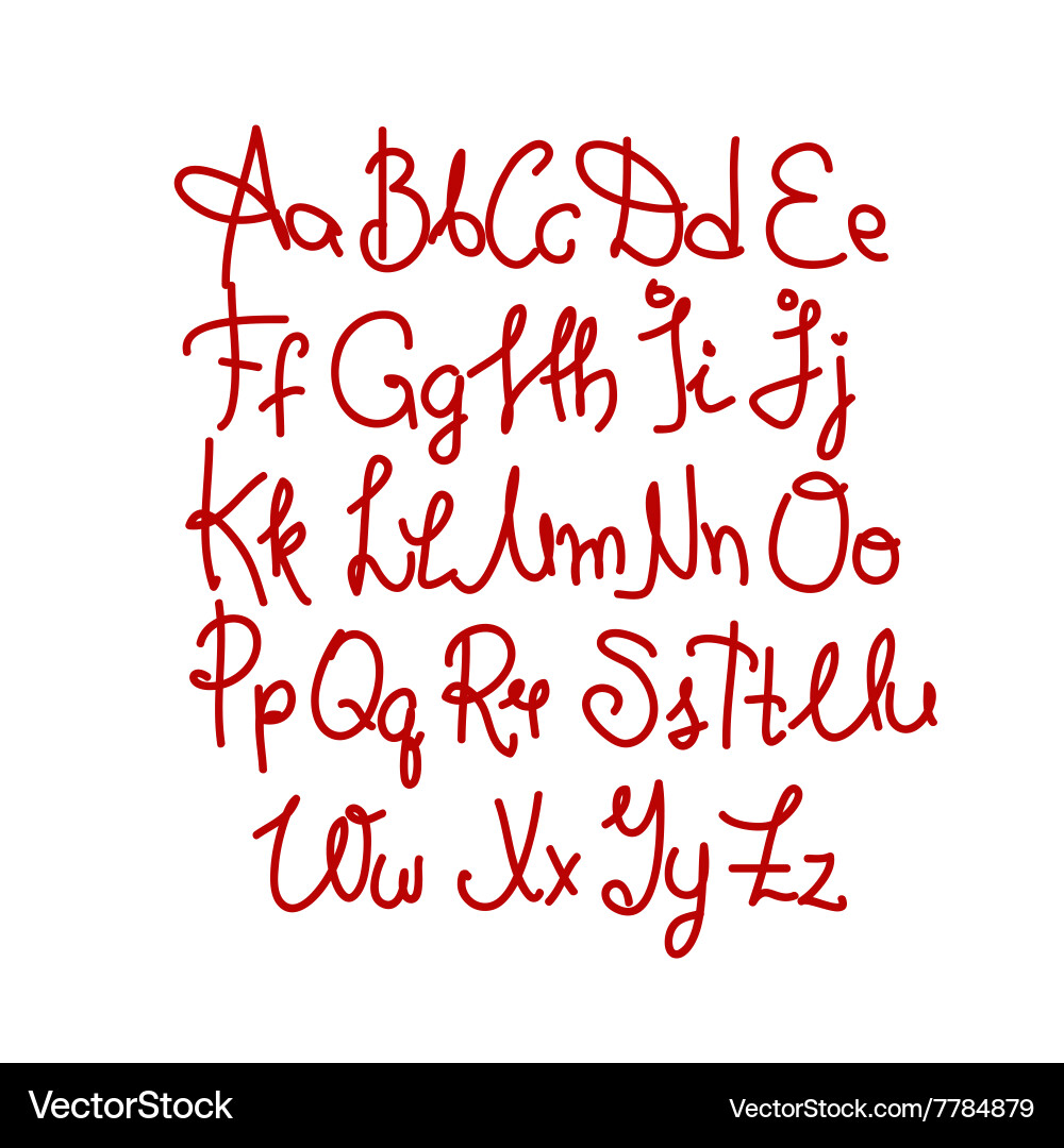 Handmade brush script good lettering eps Vector Image