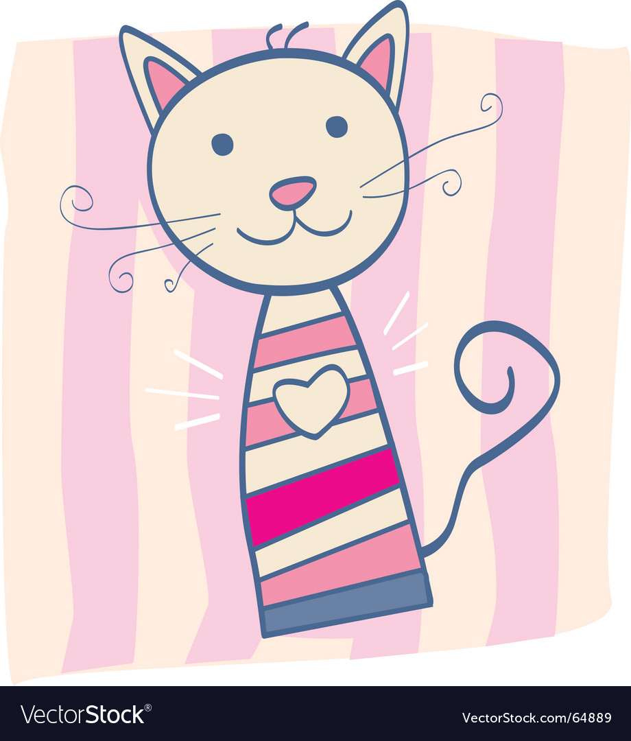 Kitten Royalty Free Vector Image - VectorStock