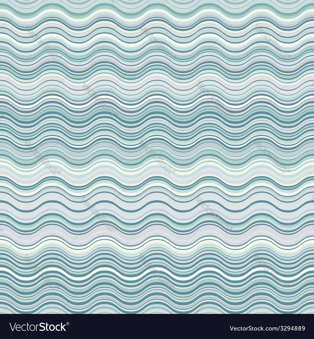 Pastel waves seamless pattern Royalty Free Vector Image