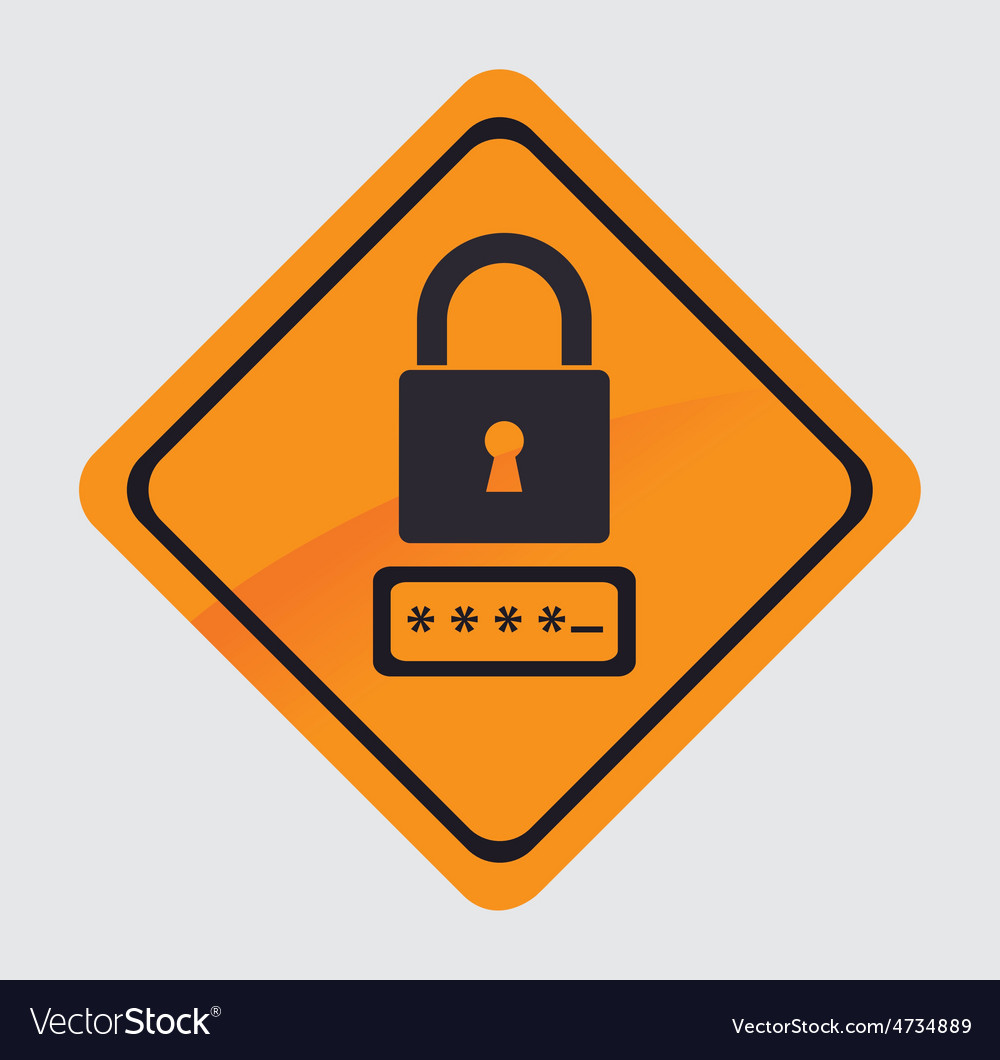 Security system design Royalty Free Vector Image