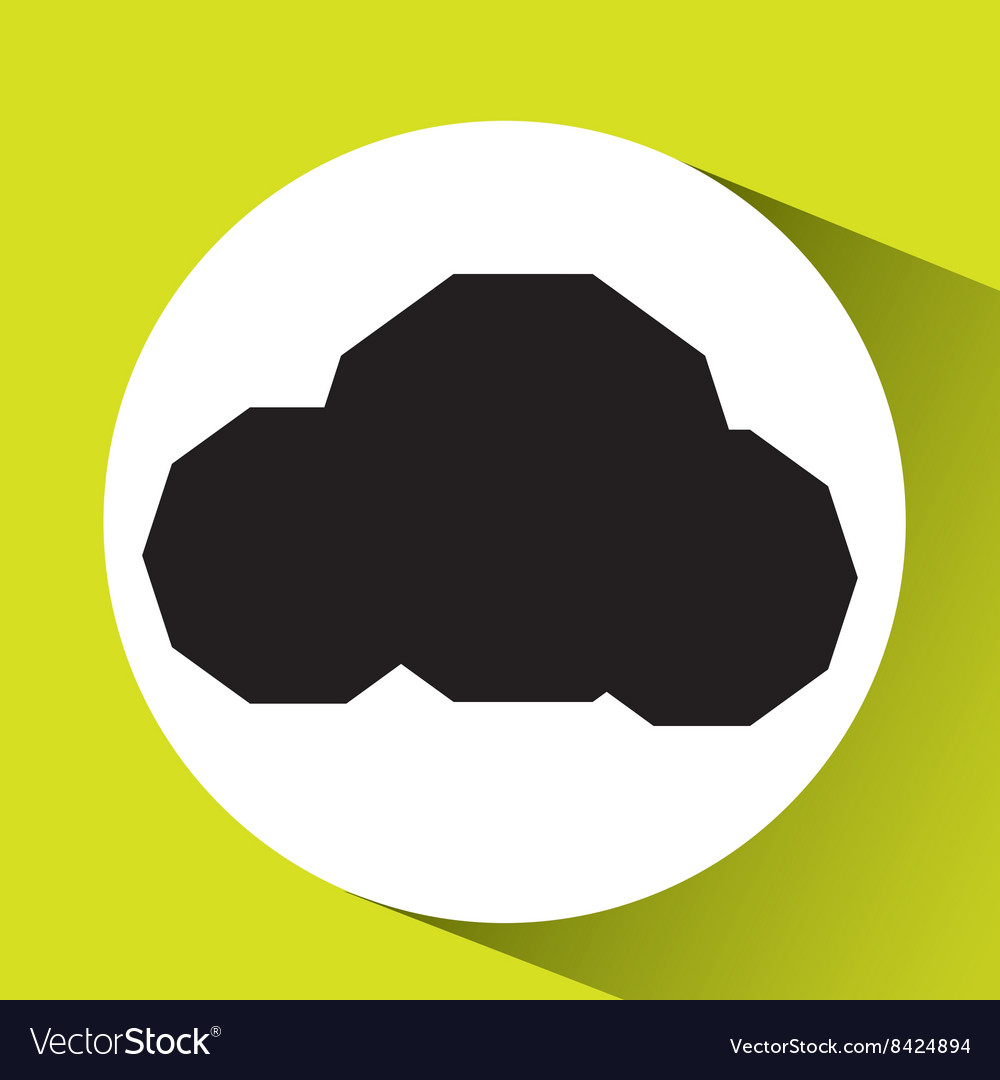 Cloud computing design Royalty Free Vector Image