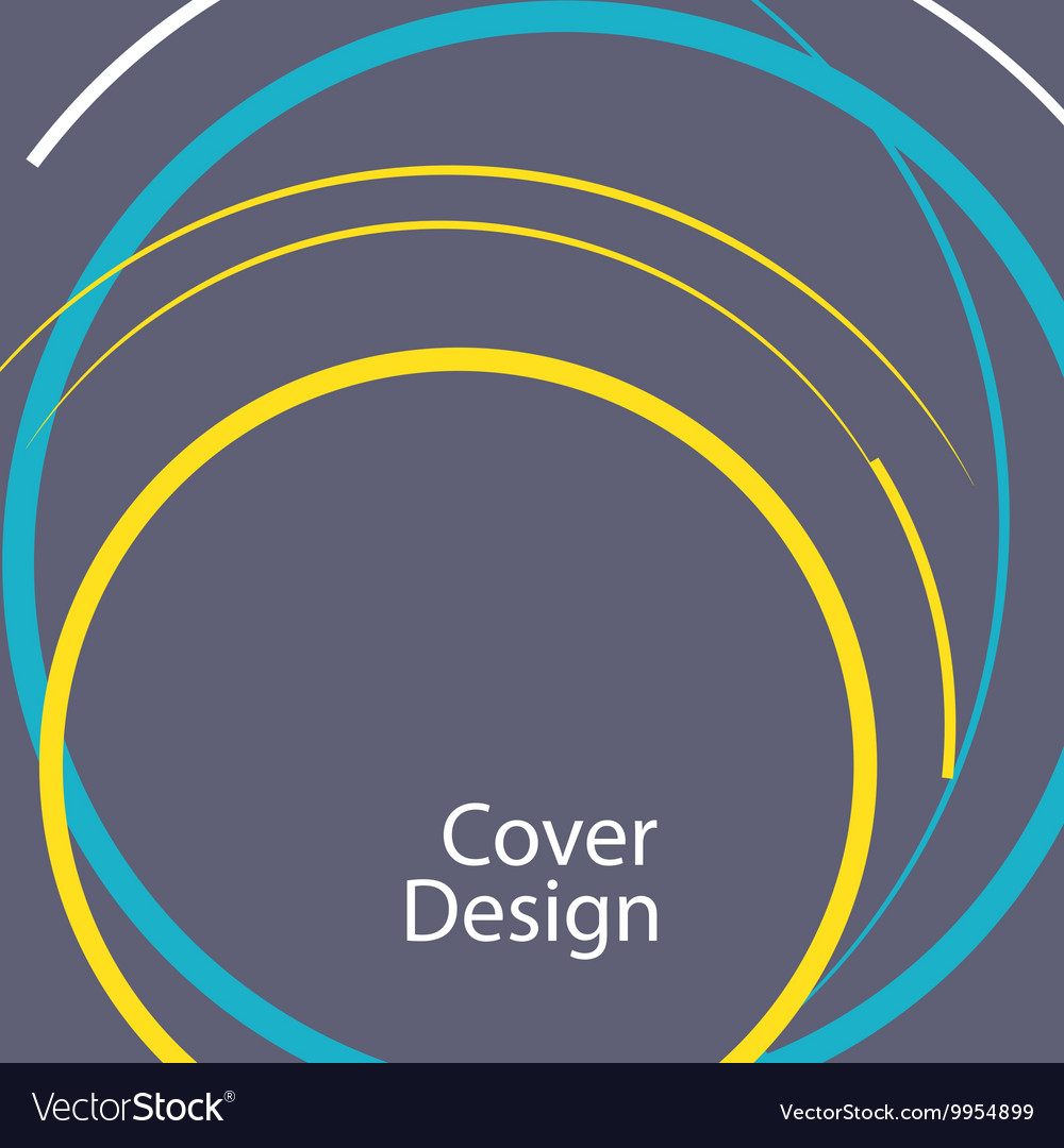 Abstract line circle design Royalty Free Vector Image