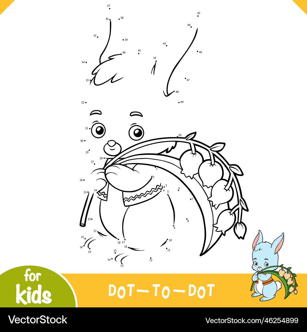 Numbers game education for children cute Vector Image