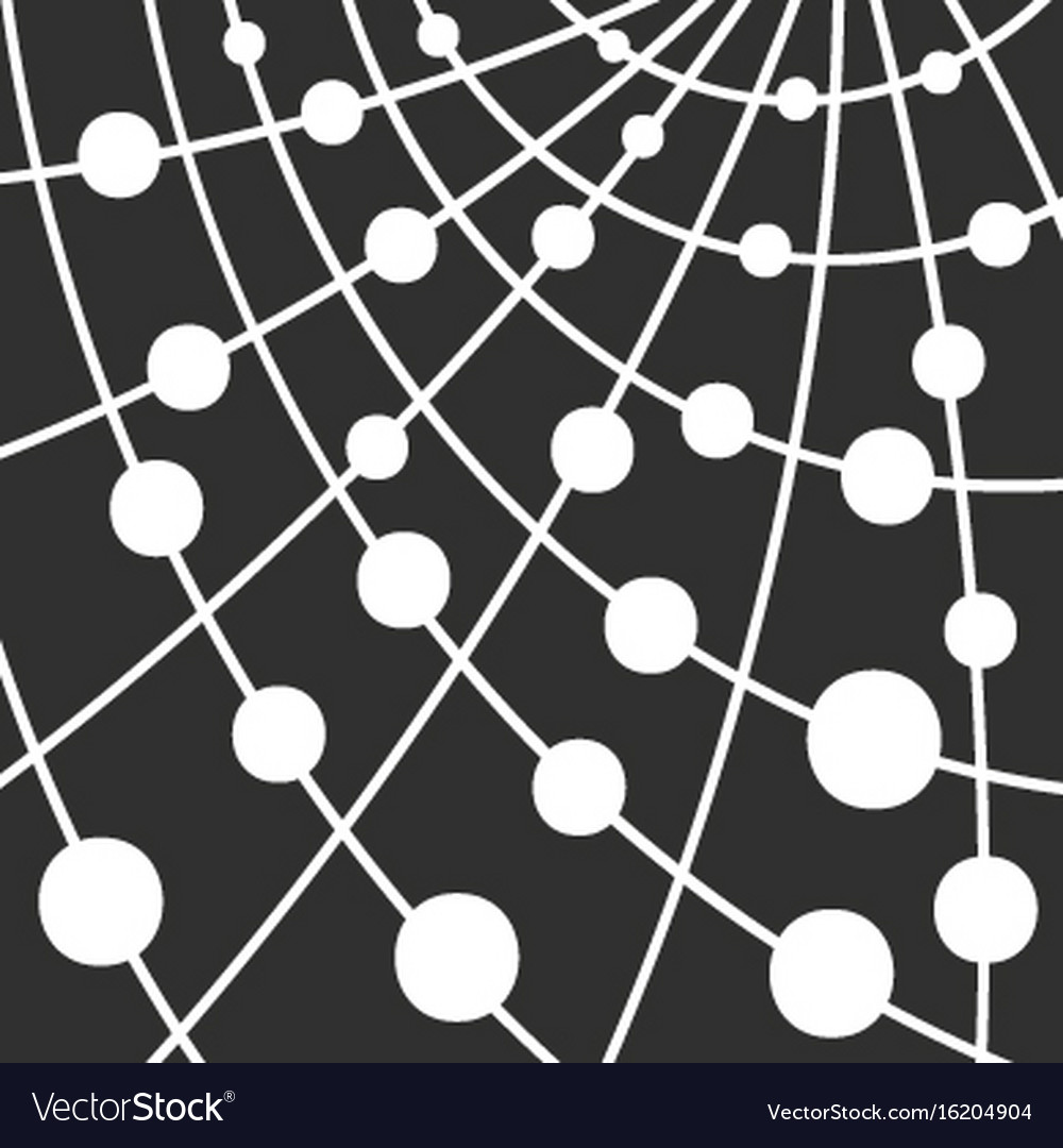 Abstract Monochrome Hand Drawn Doodle Pattern Vector Image