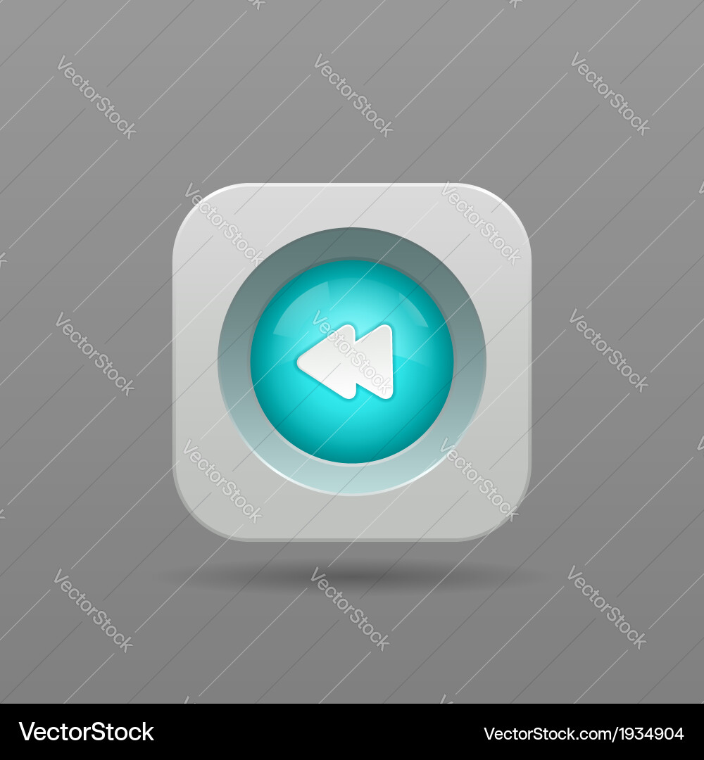 Previous button Royalty Free Vector Image - VectorStock