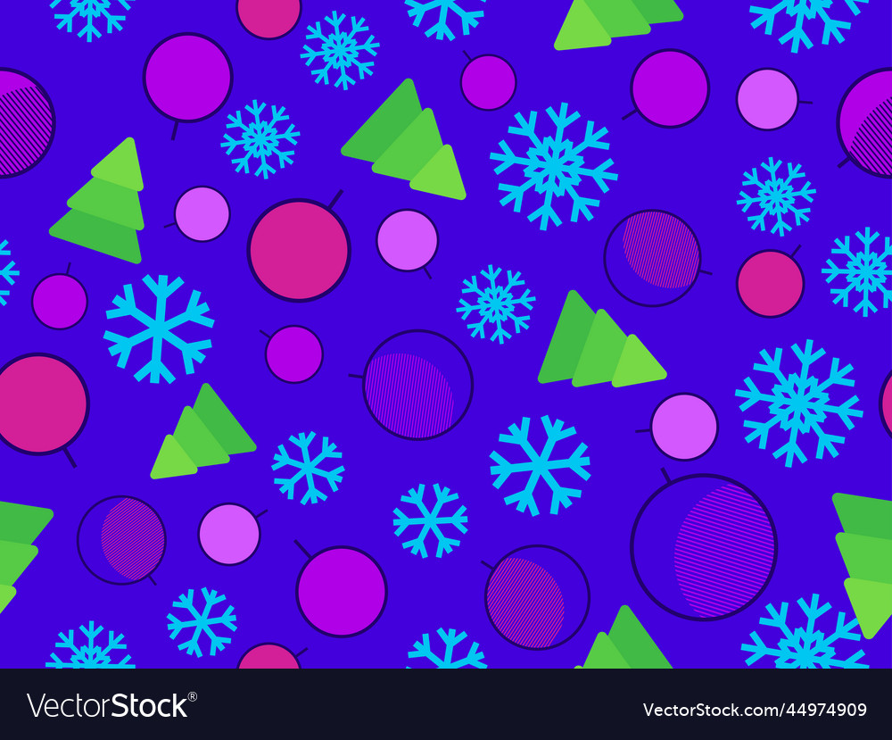 Christmas Seamless Pattern Royalty Free Vector Image