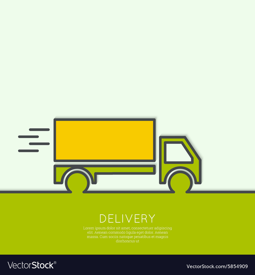 Freight transport Royalty Free Vector Image - VectorStock