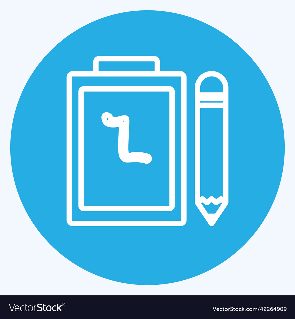 Icon notepad suitable for web interface symbol Vector Image