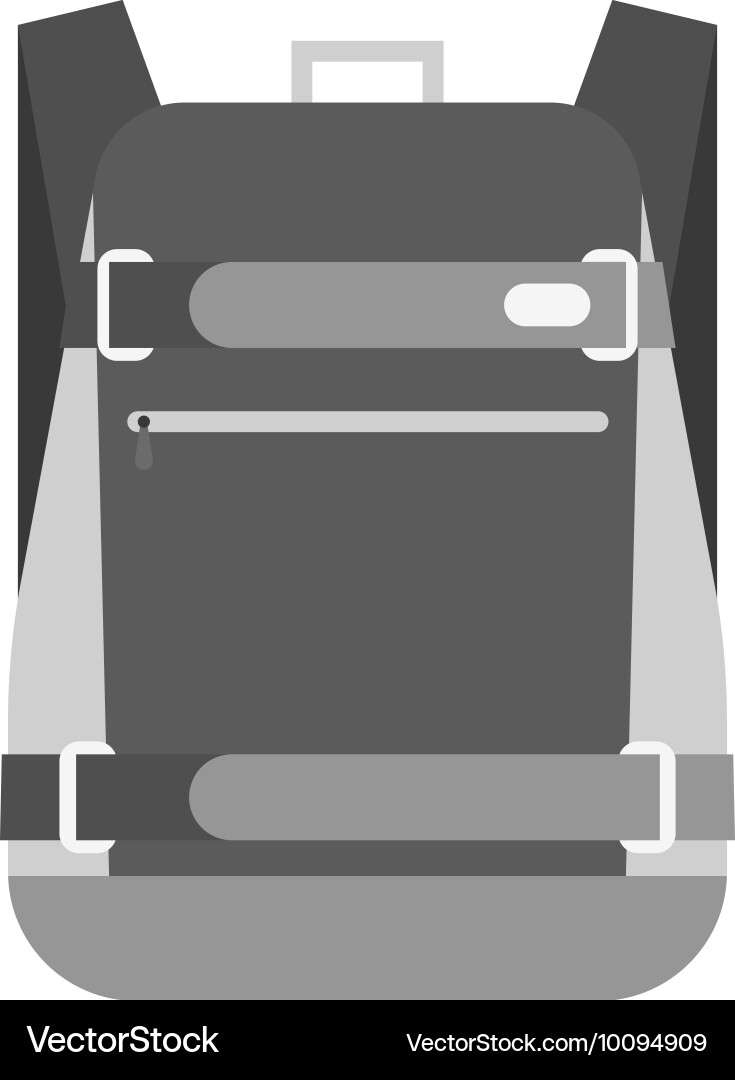 School bag isolated Royalty Free Vector Image - VectorStock