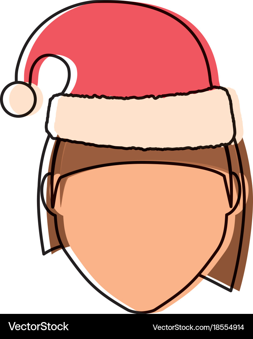 Christmas hat design Royalty Free Vector Image