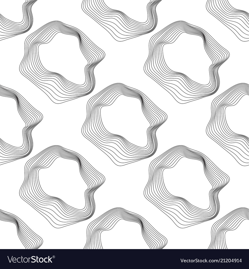 Monochrome seamless pattern Royalty Free Vector Image