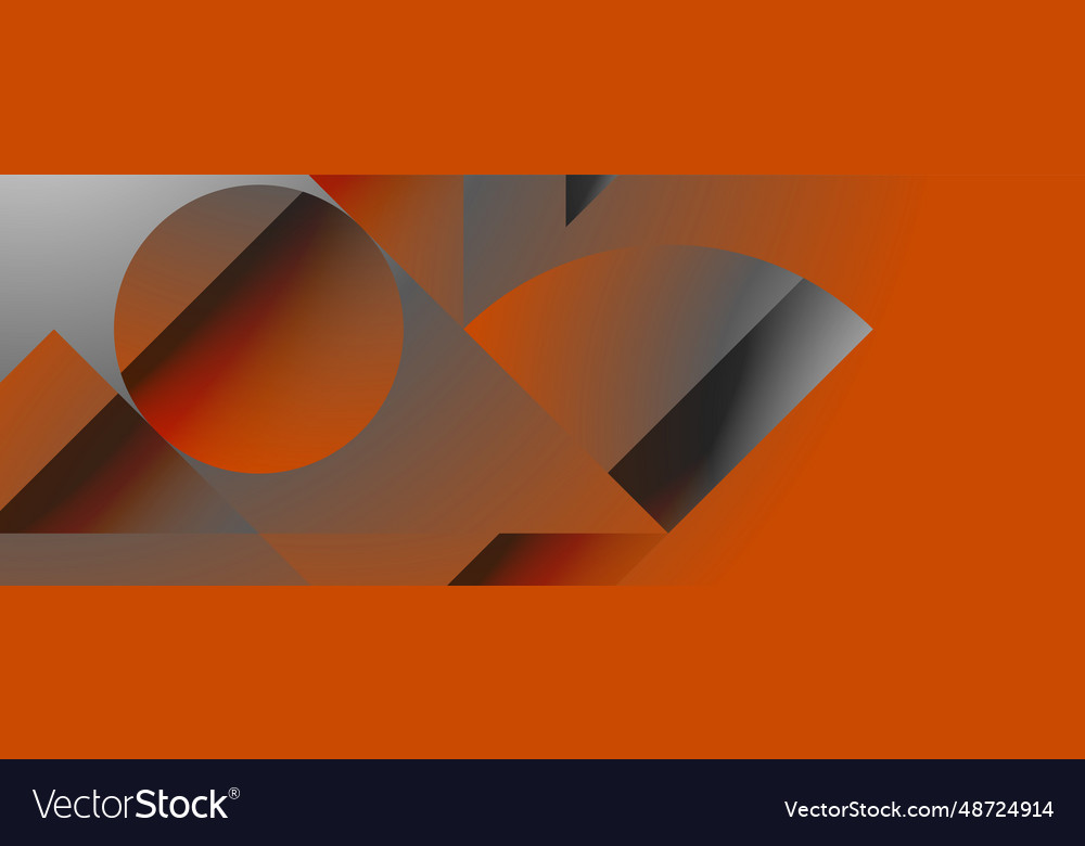 Triangles lines and round shapes - dynamic Vector Image