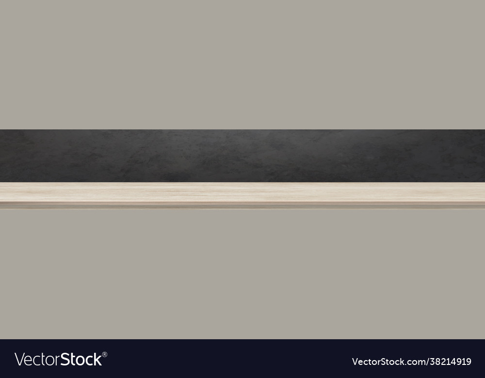 Large table top made solid light wood dark Vector Image