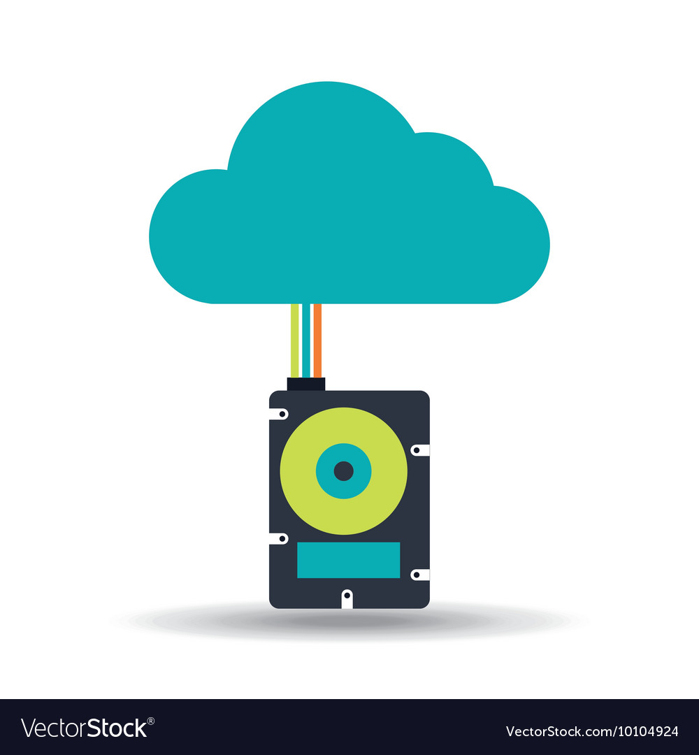 Tech computer icon Royalty Free Vector Image - VectorStock