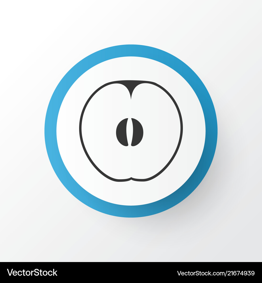 Apricot icon symbol premium quality isolated Vector Image