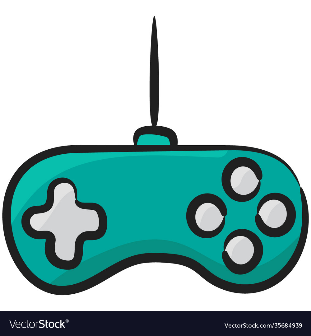 Game console Royalty Free Vector Image - VectorStock
