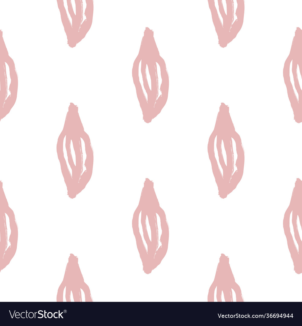 Isolated seamless botanic pattern with abstract Vector Image