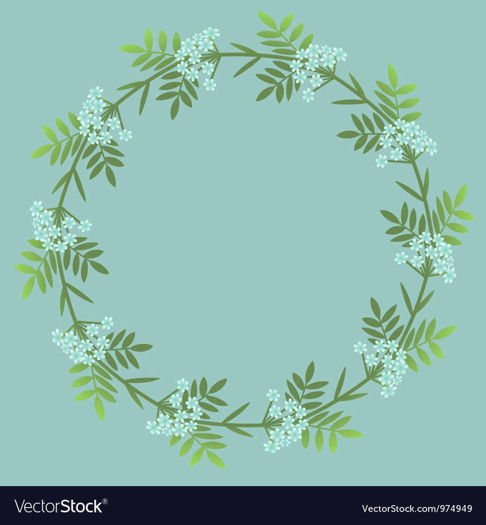 Wreath Royalty Free Vector Image - VectorStock