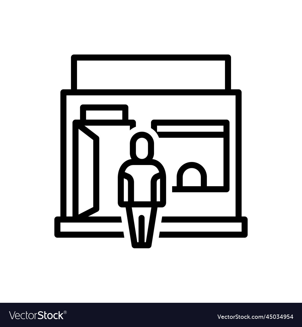 Entry Royalty Free Vector Image - VectorStock