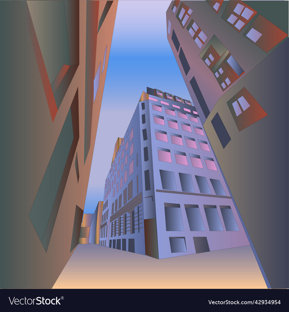 Modern and futuristic city view Royalty Free Vector Image Modern and futuristic city view Royalty Free Vector Image