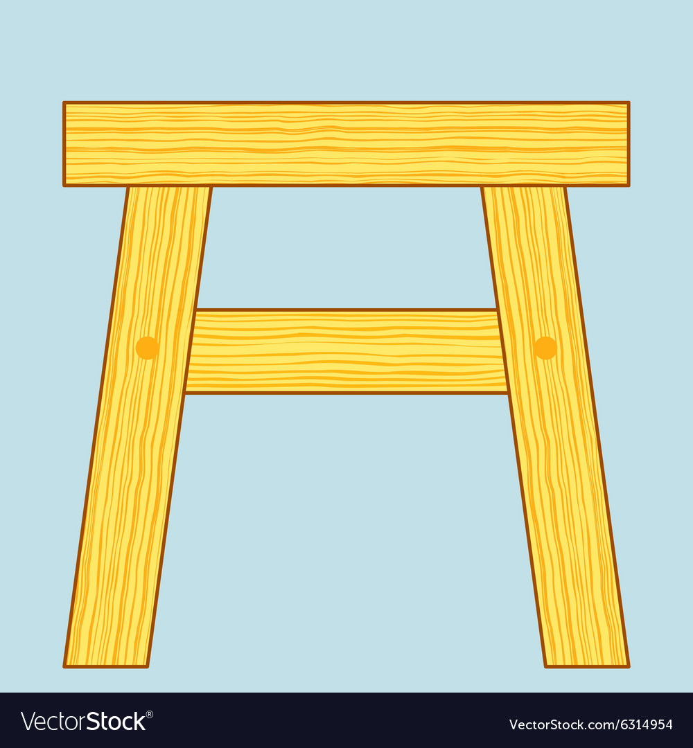 Stool Royalty Free Vector Image - VectorStock
