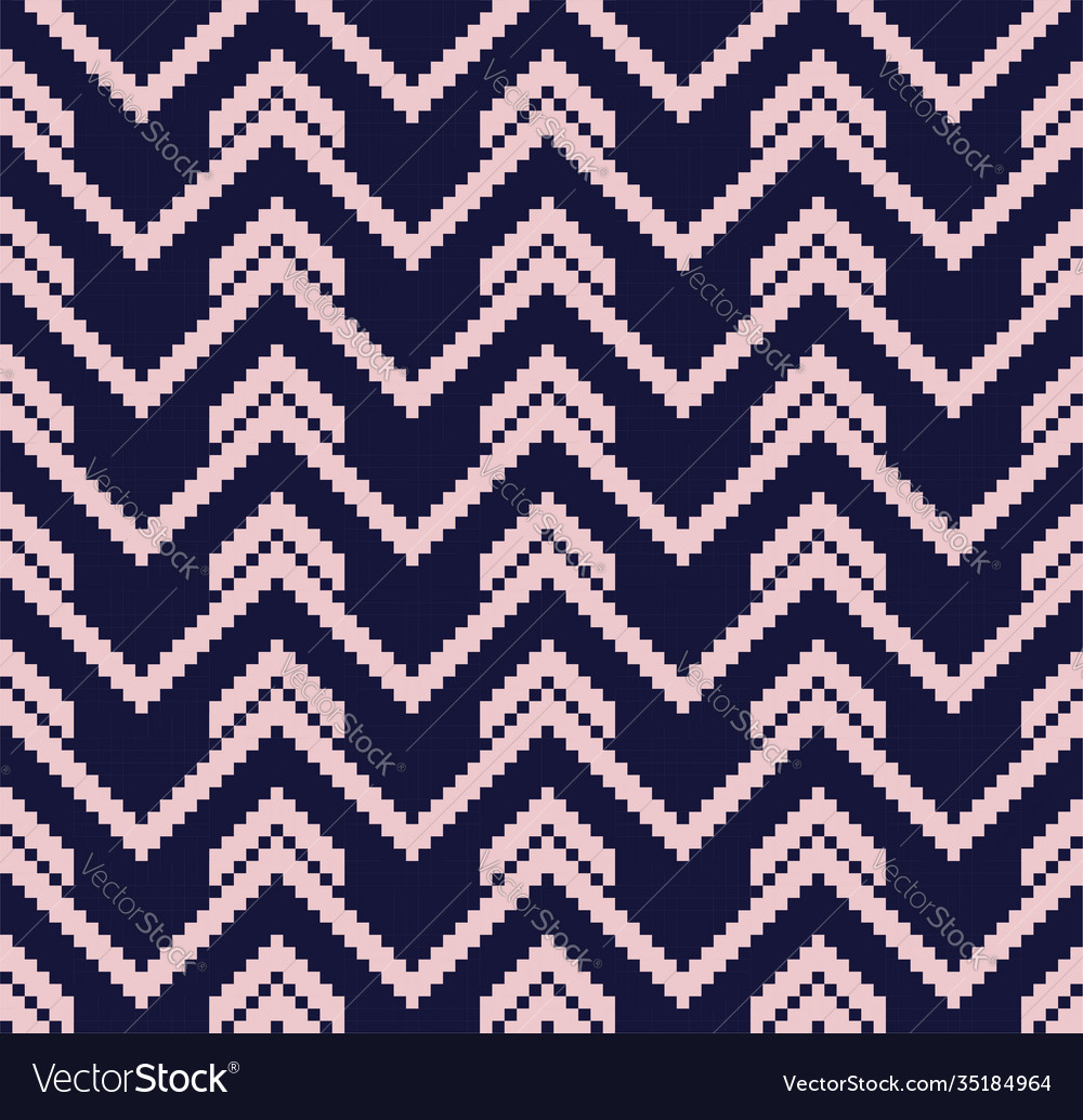 Pink chevron seamless pattern background Vector Image