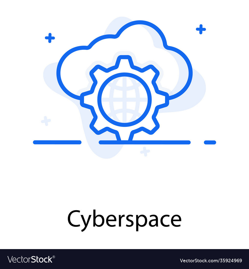 Cyberspace Royalty Free Vector Image - VectorStock