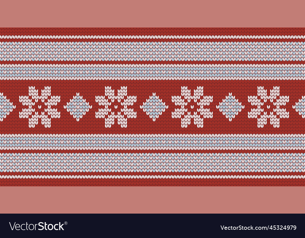 Knitted seamless pattern background Royalty Free Vector