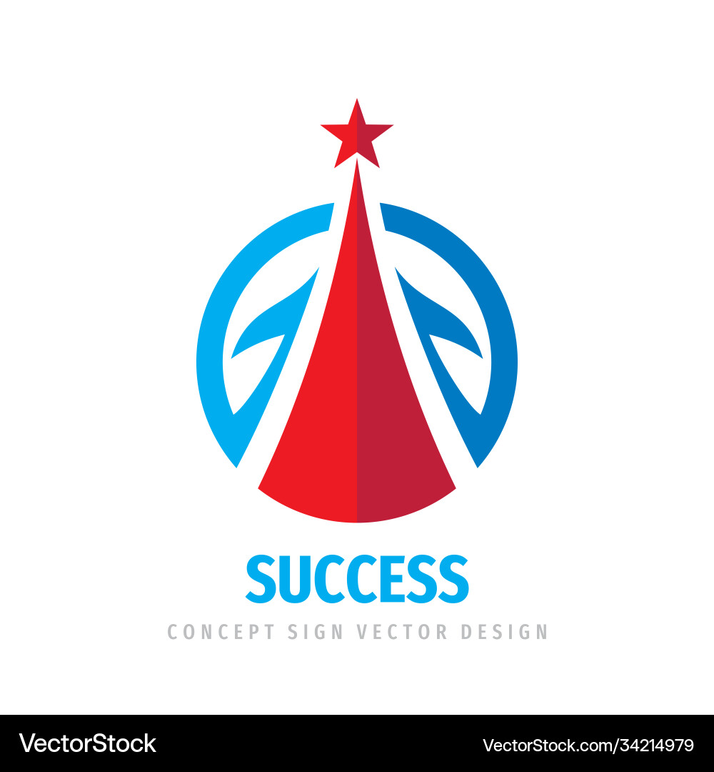Success - abstract logo design elements Royalty Free Vector
