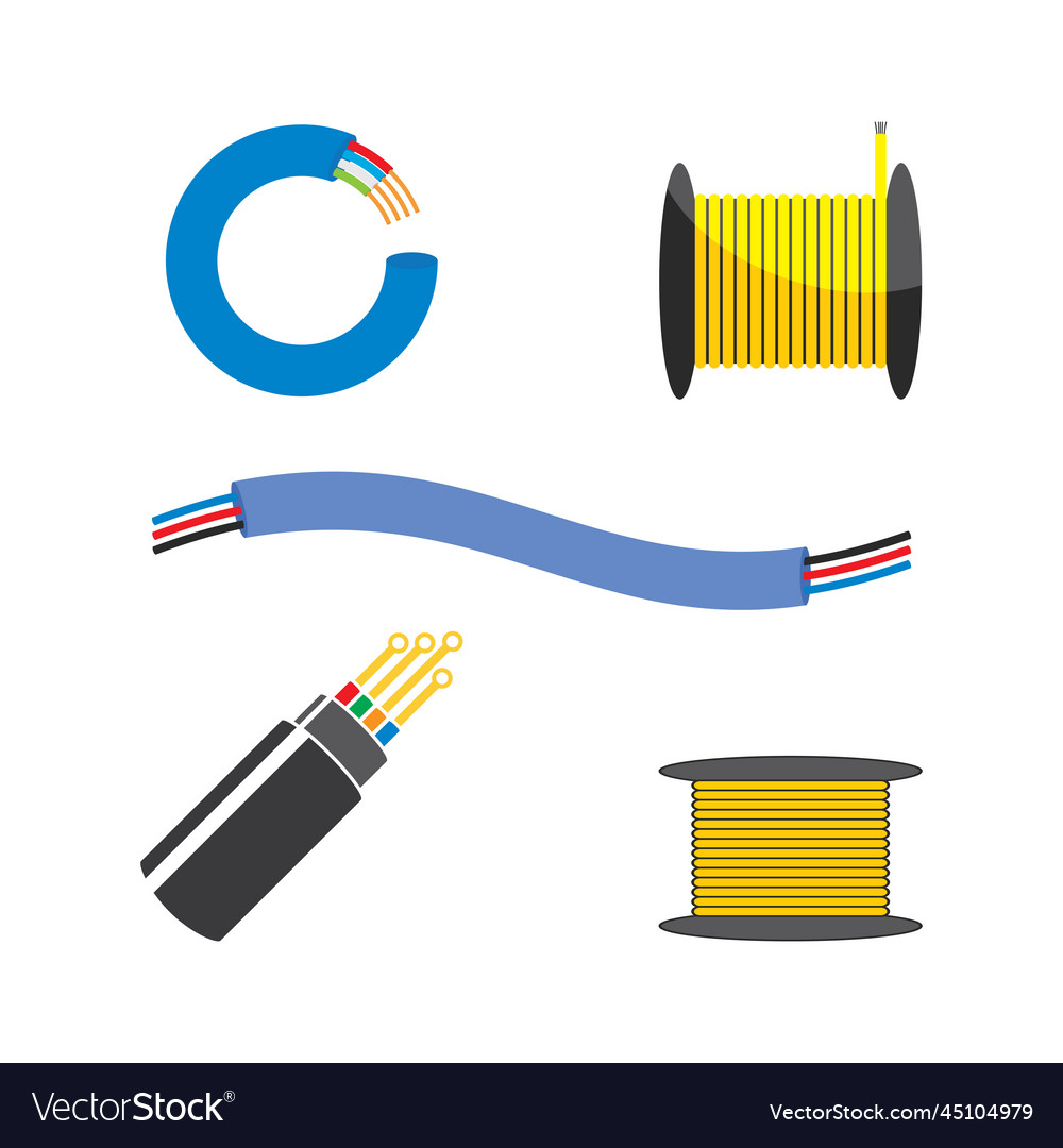 Viber optic cable icon Royalty Free Vector Image