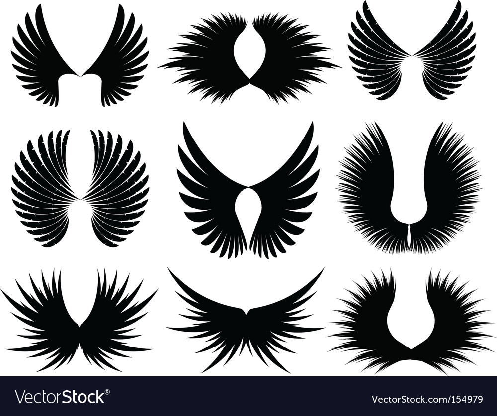 Wings Royalty Free Vector Image - VectorStock