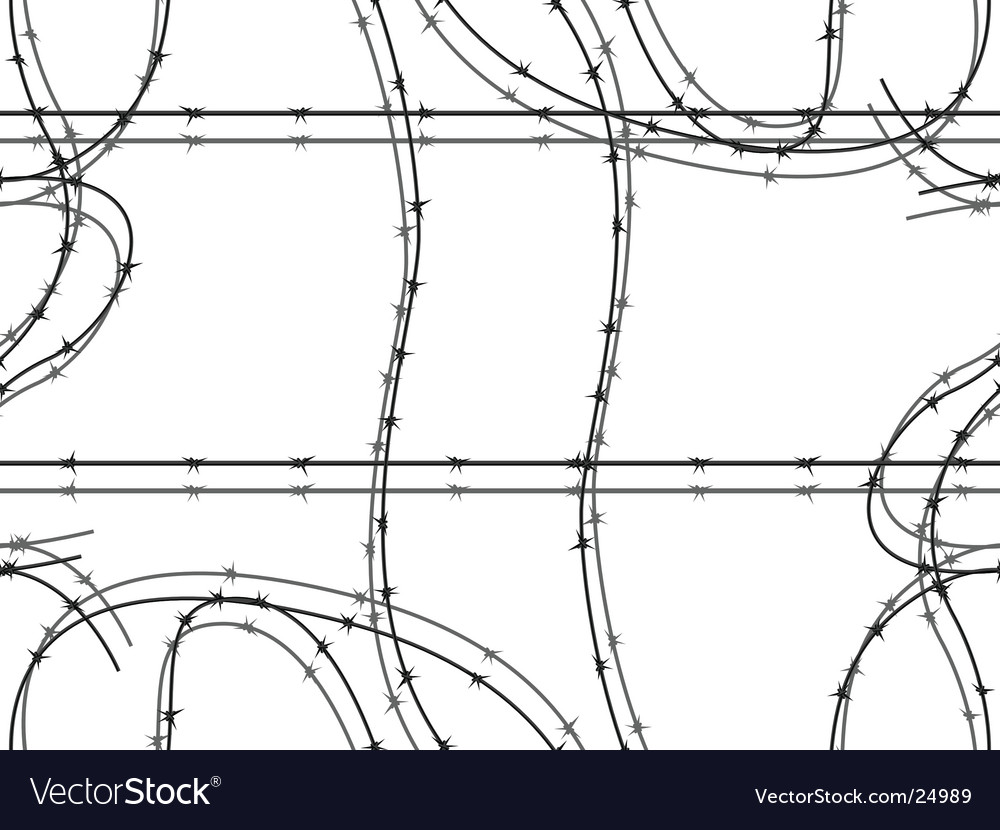 Barbed wire Royalty Free Vector Image - VectorStock
